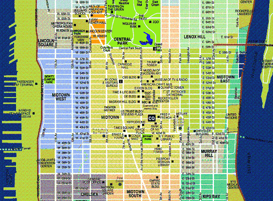 Printable Map Of Midtown Manhattan | Printable Calendar 2025